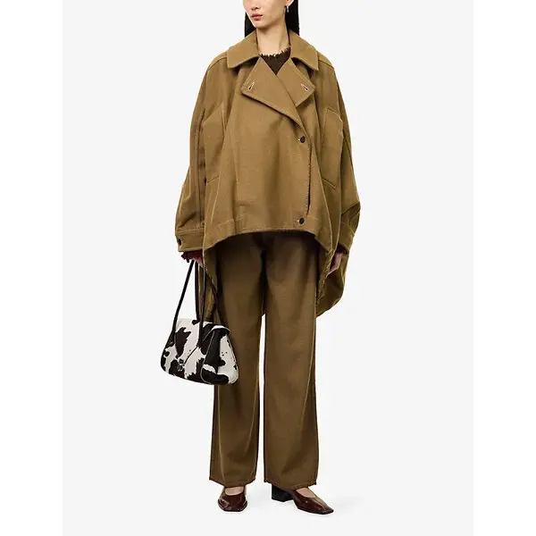 UMA WANG Kew Oversized Wool-blend Jacket