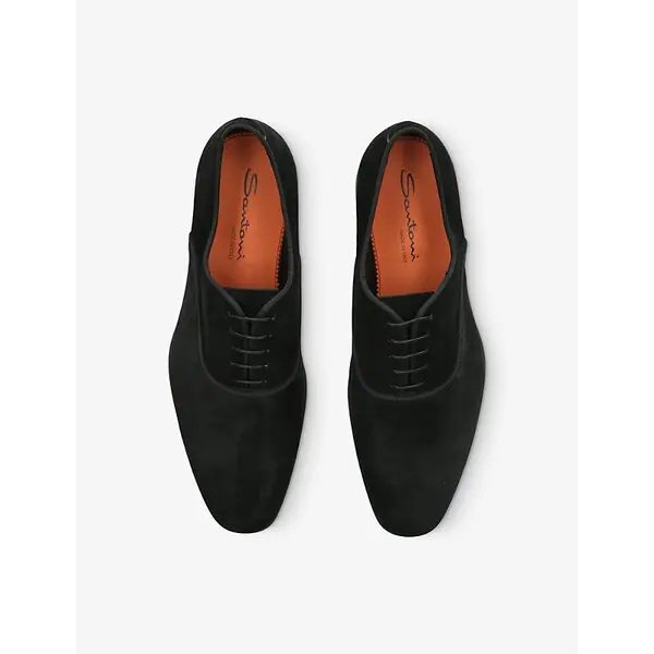 Santoni Adrian Suede Oxford Shoes