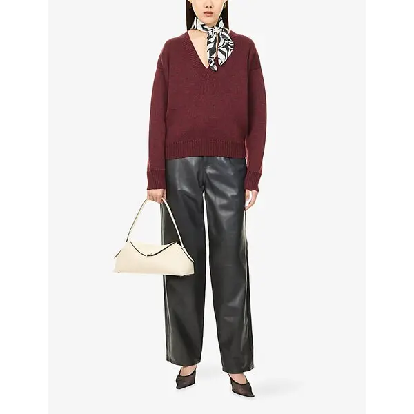 ROHE FRAMES Bruun Wide-leg Leather Trousers