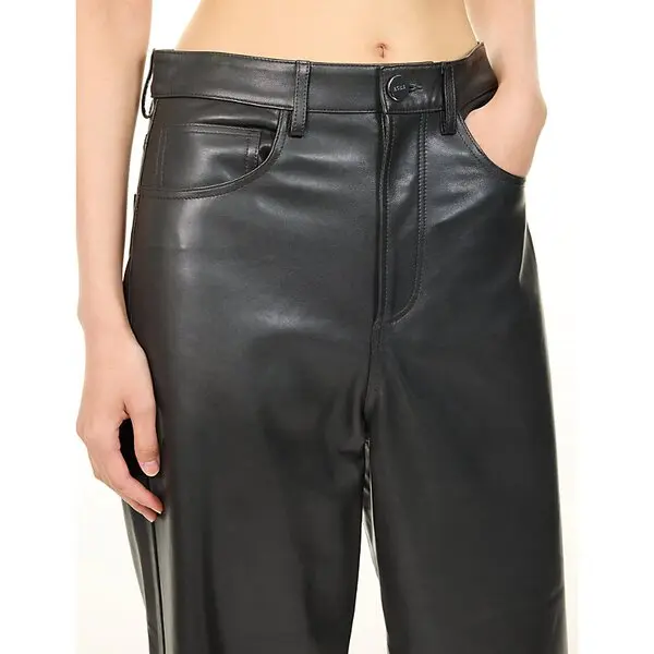 ROHE FRAMES Bruun Wide-leg Leather Trousers