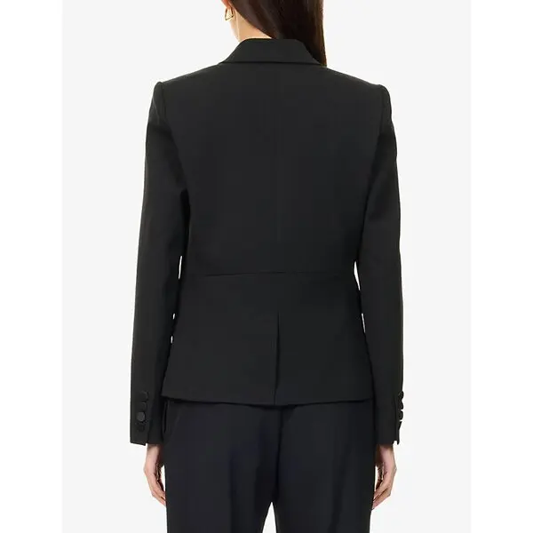 ME+EM Contour-fit Wool-blend Blazer