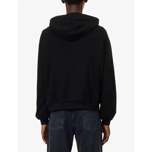 BASKETCASE Graphic-print Scar Thermal Cotton Hoody