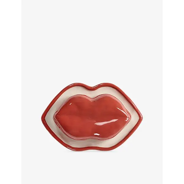 SERAX Lips Les Objets Mouleversants Lips Stoneware Dish With Lid