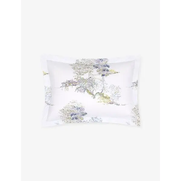 YVES DELORME Lande Cotton Oxford Pillowcase
