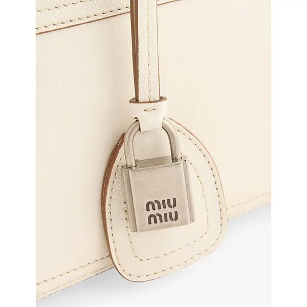 Miu Miu Vivant Small Leather Top-handle Bag