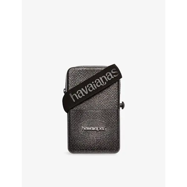 Havaianas Street Glitter Silicone Cross-body Bag - Black
