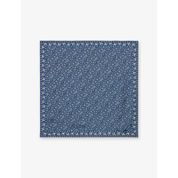 Claudie Pierlot Paisley-print Square Silk Scarf 65cm X 65cm