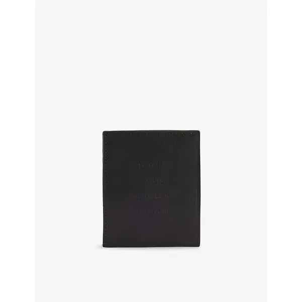 Rick Owens Square Leather Card Holder