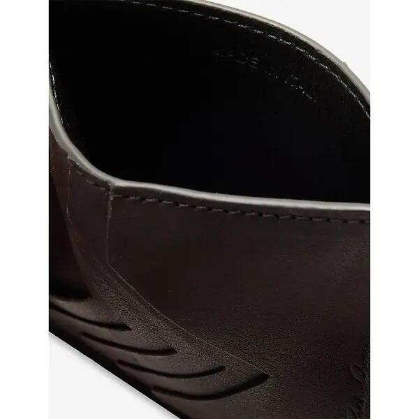 Rick Owens Square Leather Card Holder
