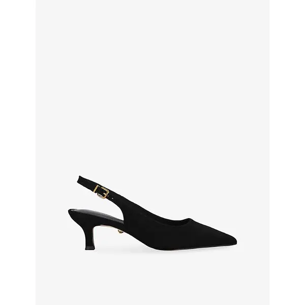 Kurt Geiger Stepney Suede Heeled Slingbacks