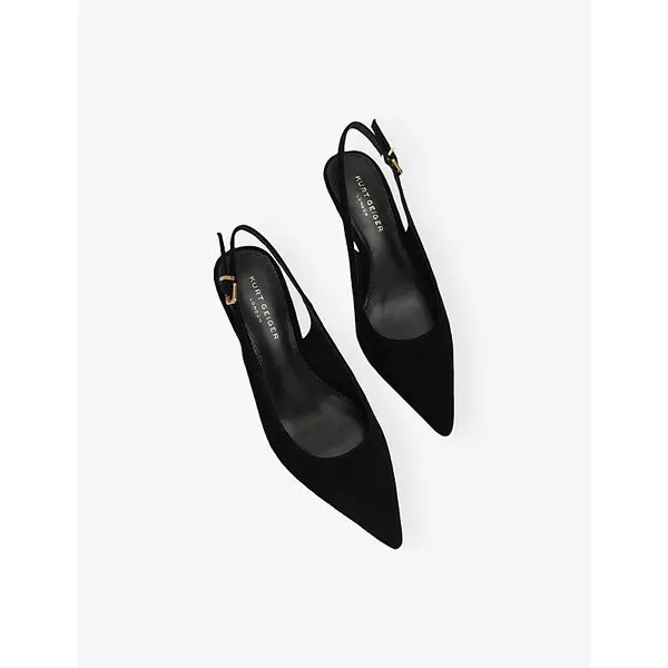 Kurt Geiger Stepney Suede Heeled Slingbacks