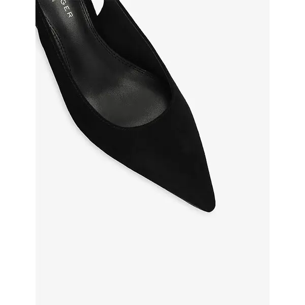 Kurt Geiger Stepney Suede Heeled Slingbacks