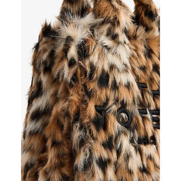 Marc Jacobs The Small Leopard Faux-fur Tote Bag