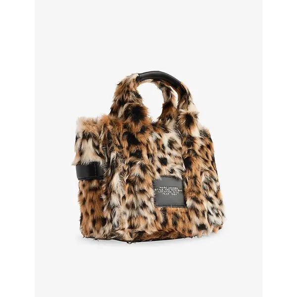 Marc Jacobs The Small Leopard Faux-fur Tote Bag