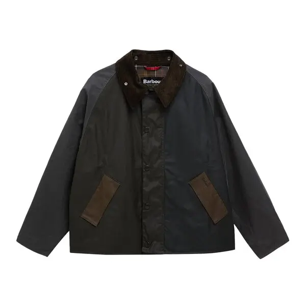 Barbour Patchwork Transport Wax 'sage/multicolor