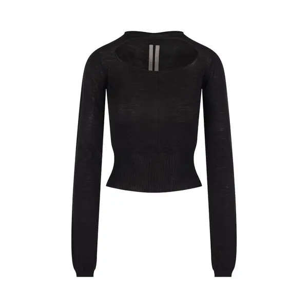 Rick Owens Cropped Pull Maglia