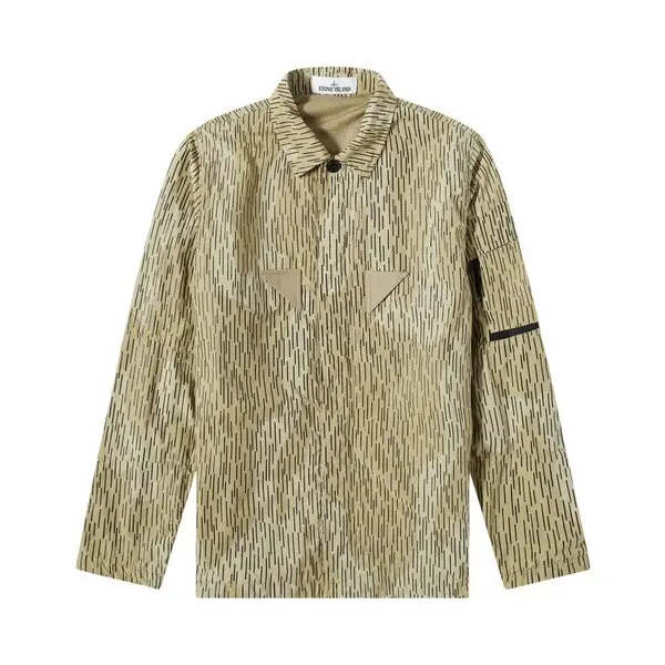 Stone Island Overshirt 'natural Beige - Tan