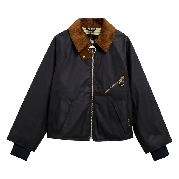 Barbour Arlene Wax Jacket 'navy/ancient - Blue