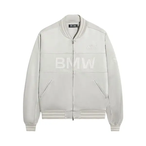 Kith For Bmw Souvenir Moto Jacket 'concrete - Grey