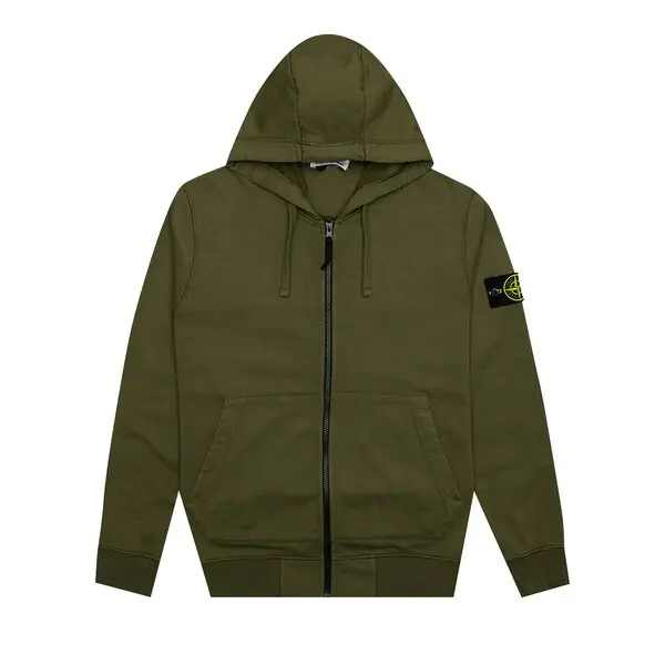 Stone Island Full Zip Hoodie 'dark