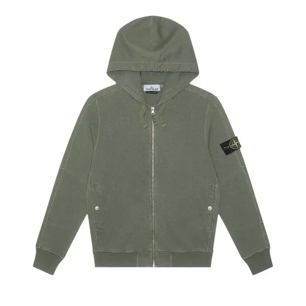 Stone Island Garment Dyed Hoodie 'musk