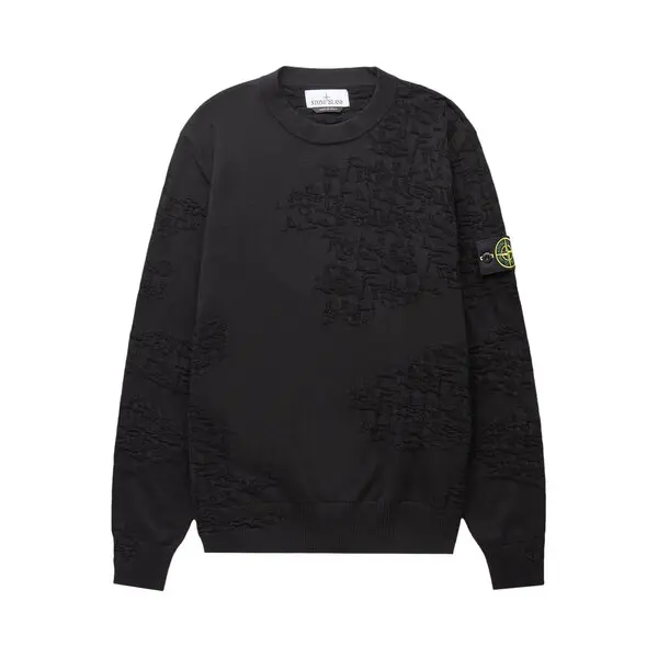 Stone Island Compass Motif Crewneck Jumper