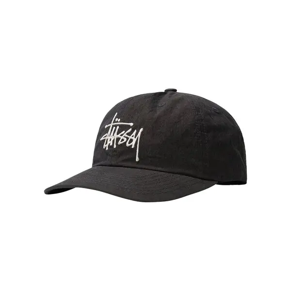 StÜssy Bio Washed Big Logo Low Pro - Black