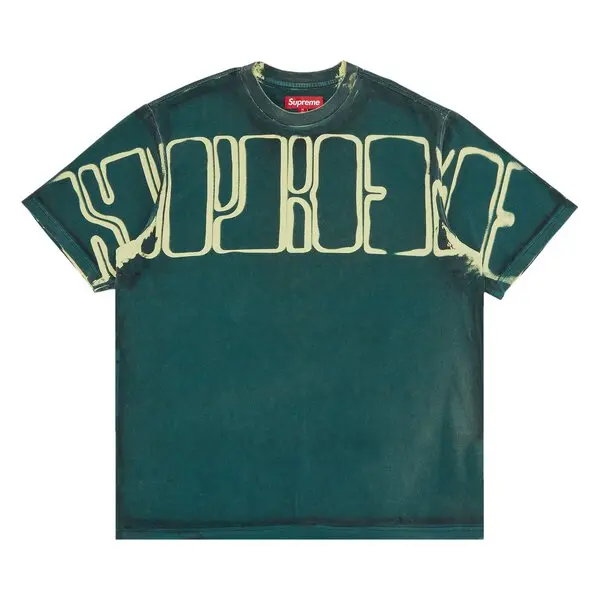 Supreme Overprint Knockout Short-sleeve Top 'dark