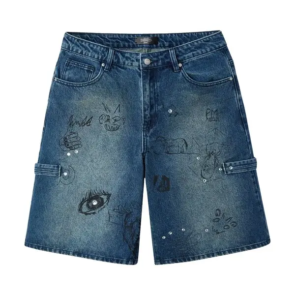 HAPPY MEMORIES DON'T DIE Graffiti Shorts