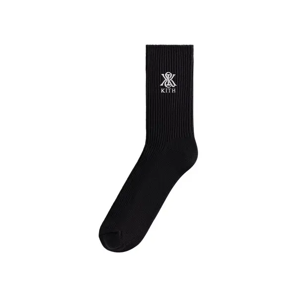 Kith Crest Relaxed Socks - Black