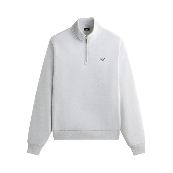 Kith Nelson Quarter Zip 'light Heather