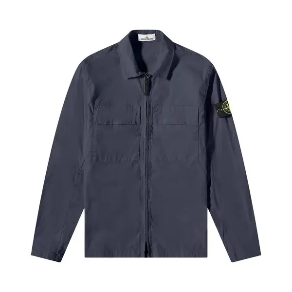Stone Island Stretch Overshirt 'navy