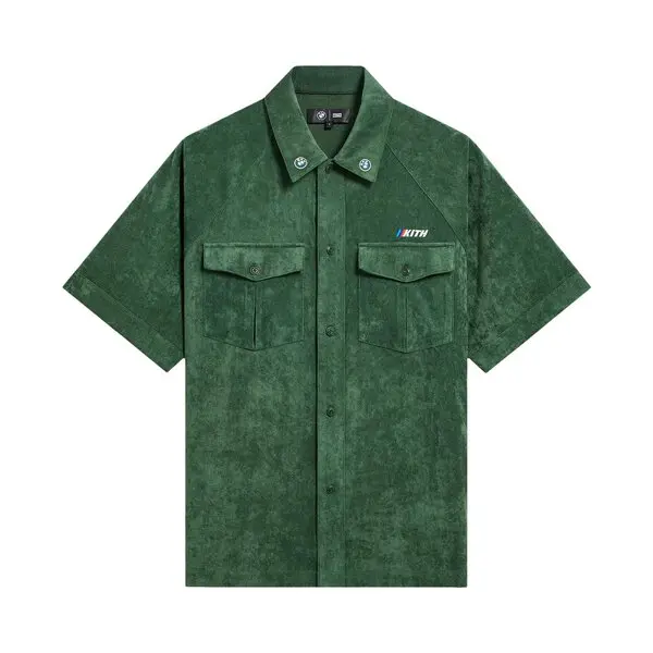 Kith For Bmw Henry Shirt 'vitality - Green
