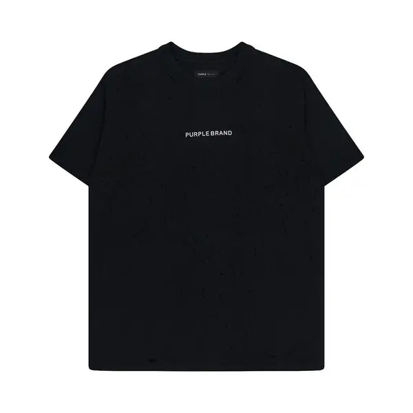 PURPLE BRAND Hwt Jersey Short-sleeve Tee - Black