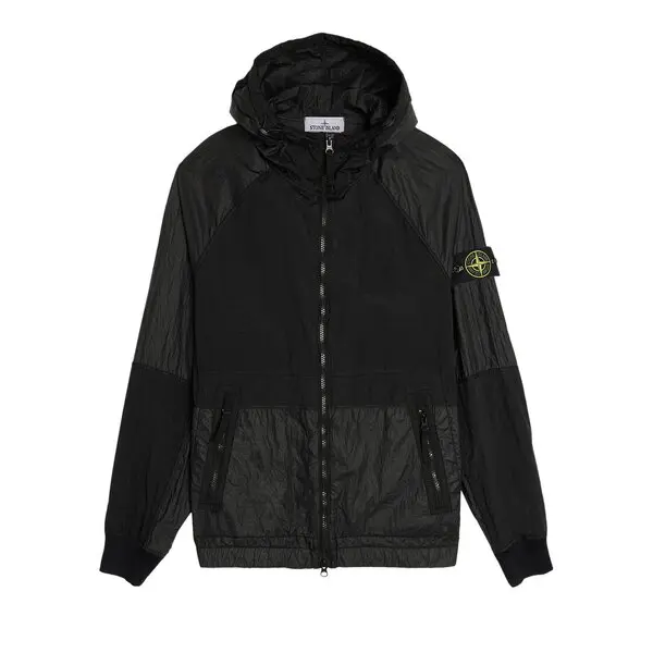 Stone Island Slim Fit Panelled Hooded Jacket