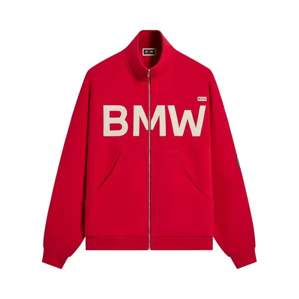 Kith For Bmw Braxton Track Zip 'cinnabar