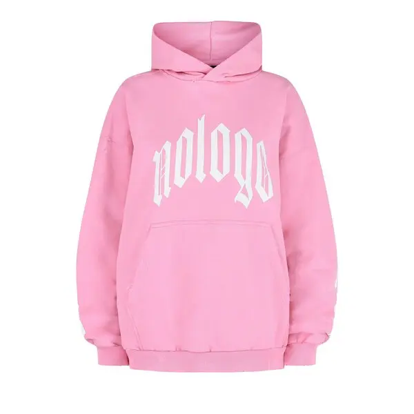 Balenciaga No Logo Hoodie 'light /white - Pink