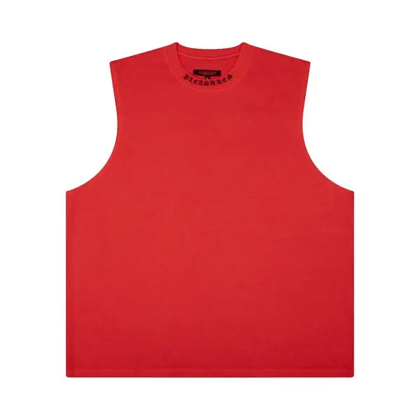 PLEASURES Sorrow Sleeveless T-shirt 'tomato
