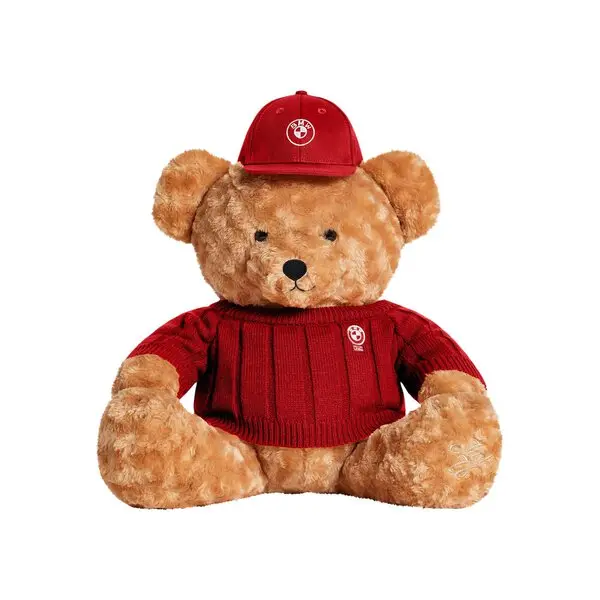 Kith For Bmw Teddy Bear 'cinnabar - Orange