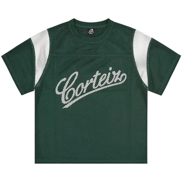 CORTEIZ Open Mesh Panel Jersey 'forest - Green
