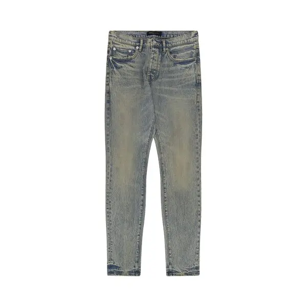 PURPLE BRAND Sunshine Coated Skinny Jeans 'light Indigo