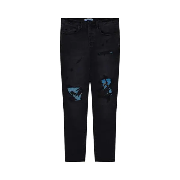 PURPLE BRAND X Blue Sky Skinny Jeans
