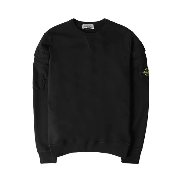 Stone Island Double-sleeve Pocket Sweatshirt 'navy