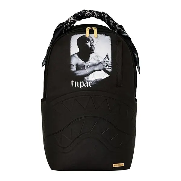 SPRAYGROUND Tupac Poetry Bandana Handle Backpack - Black