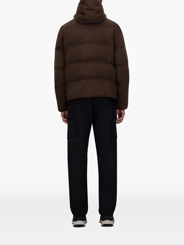 Herno Short Hooded Down Jacket - Brown