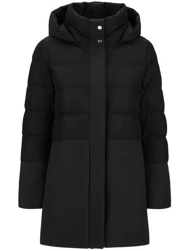 Herno A-shape Down Jacket With Panels - Black