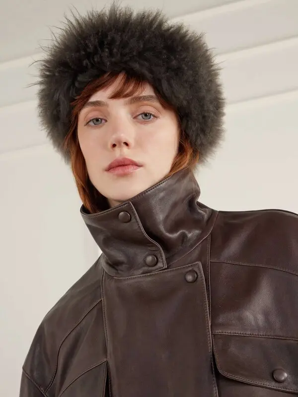 YVES SALOMON Shearling Headband