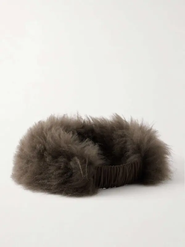 YVES SALOMON Shearling Headband