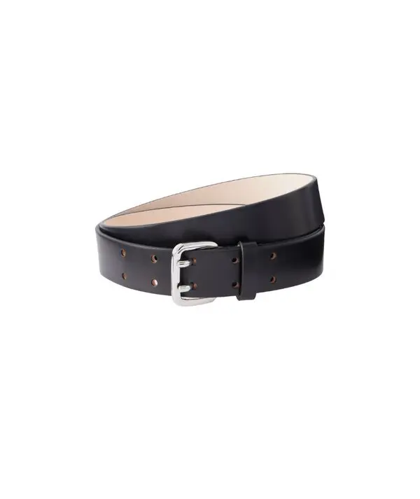DEHANCHE Leather Belt - Black