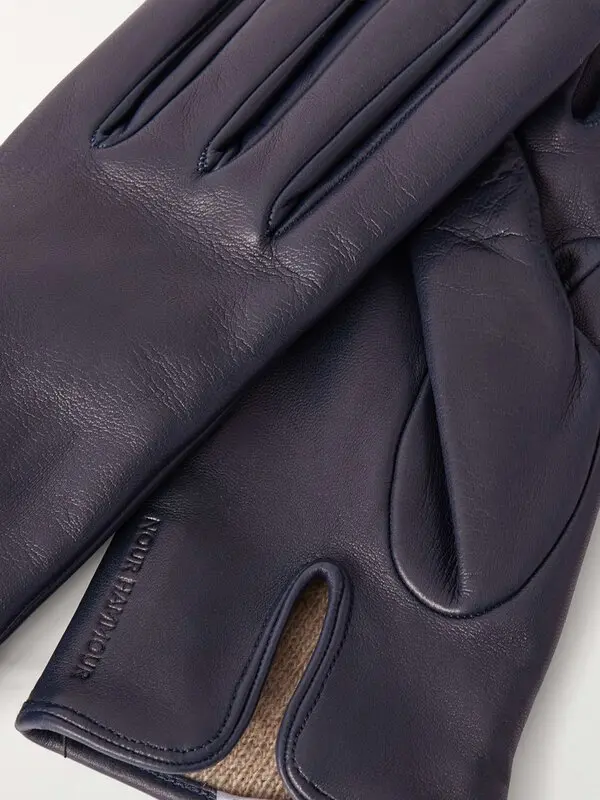 Nour Hammour Leather Gloves